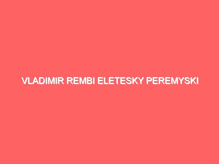 Vladimir Rembi Eletesky Peremyski - Morgan Plantagenet: Ancestral ...